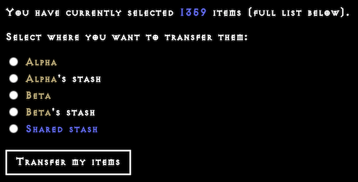 Project Diablo 2 Collection Manager (PlugY Season 11)